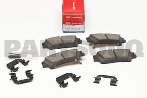 58101D3A11 Genuine Hyundai / KIA PADKIT-FRONTDISCB | eBay