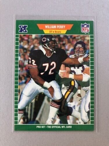 1989 Pro Set **William Perry ***CARD NUMBER 47 **ERROR CARD | eBay