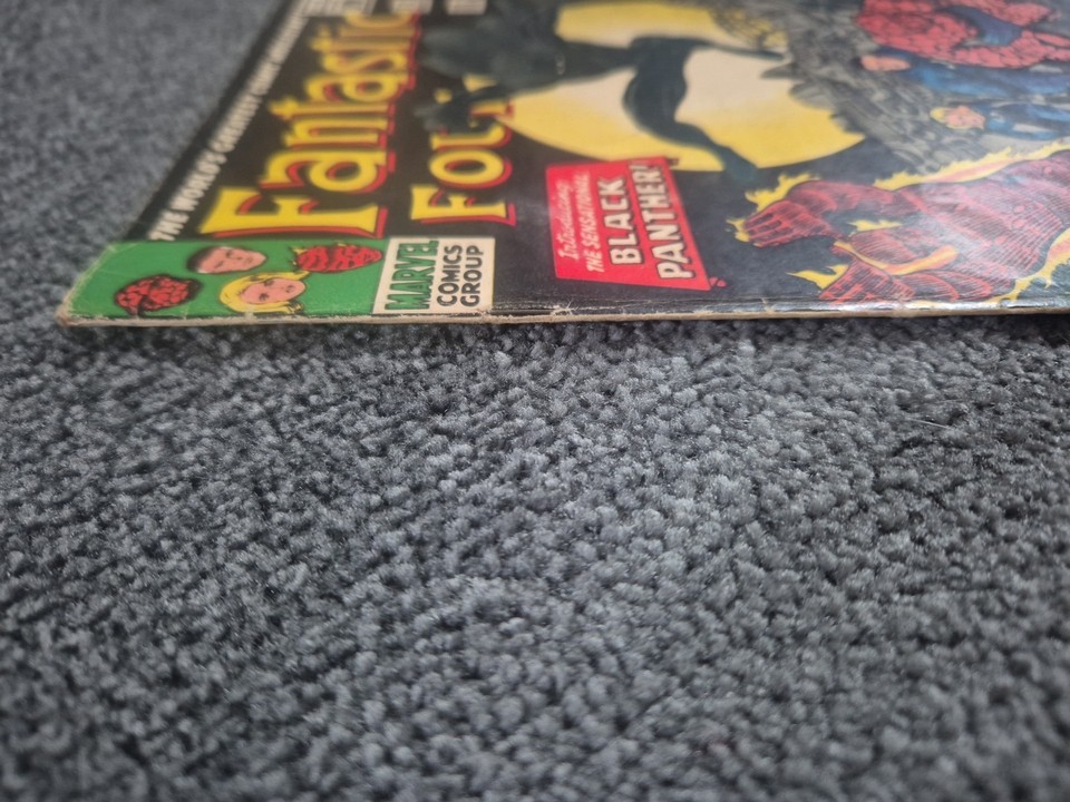 FANTASTIC FOUR #52 Marvel Comics- First Appearance of Black Panther T ...