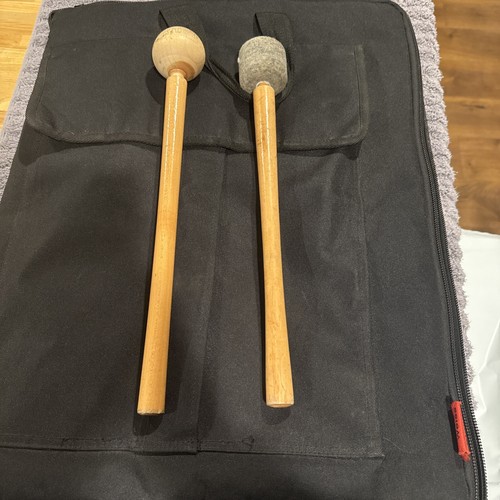 Mallet Bag and Two Bass Drum Mallets | eBay