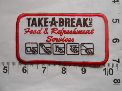 Take-A-Break Food & Refreshment Services Patch FREE shipping | eBay