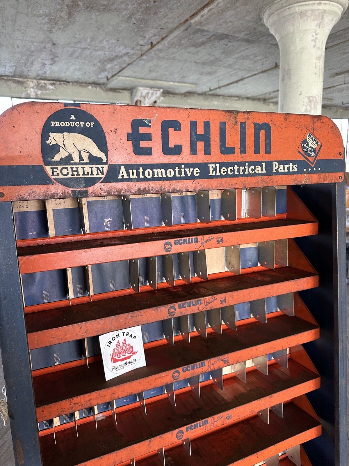 Vintage Echlin Napa Electrical Parts Display Rack 6ft Tall!!! | eBay
