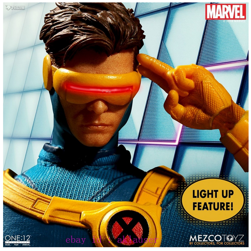 Mezco Toyz 1/12 Marvel X-Men Cyclops Action Figure Toy Model In Stock ...