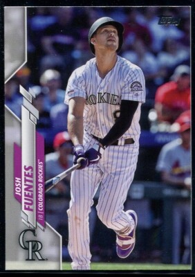 2020 Topps Baseball Josh Fuentes #U-17 Colorado Rockies | eBay