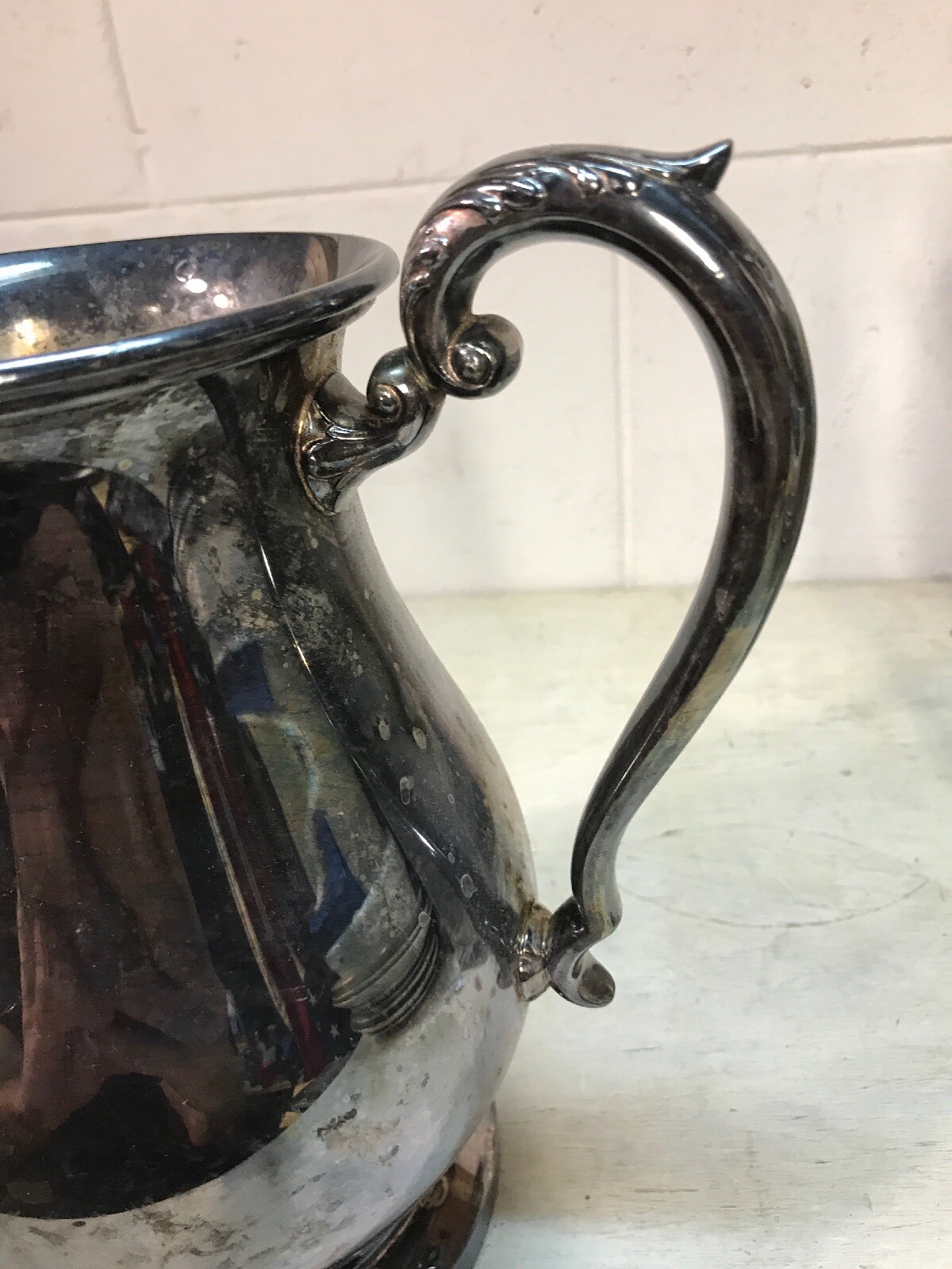 Crescent Water Tea Service Silver-plate pitcher dining | eBay