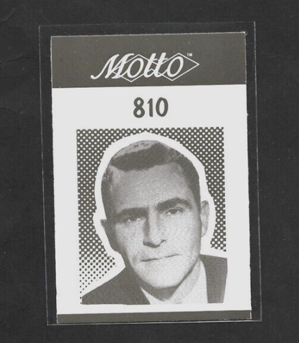 1987 Motto Celebrities #810 ROD SERLING TV/Movie Star Card | eBay UK