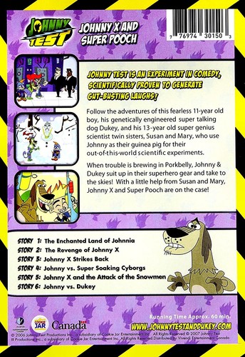 NEW DVD - JOHNNY TEST - JOHNNY X & SUPER POOCH - TELETOON - 6 EPISODES ...