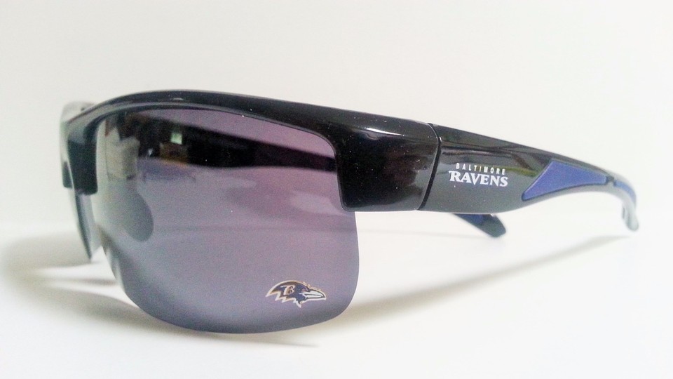 NFL Football Polarized Sport Wrap Team Sunglasses with Storage Pouch ...