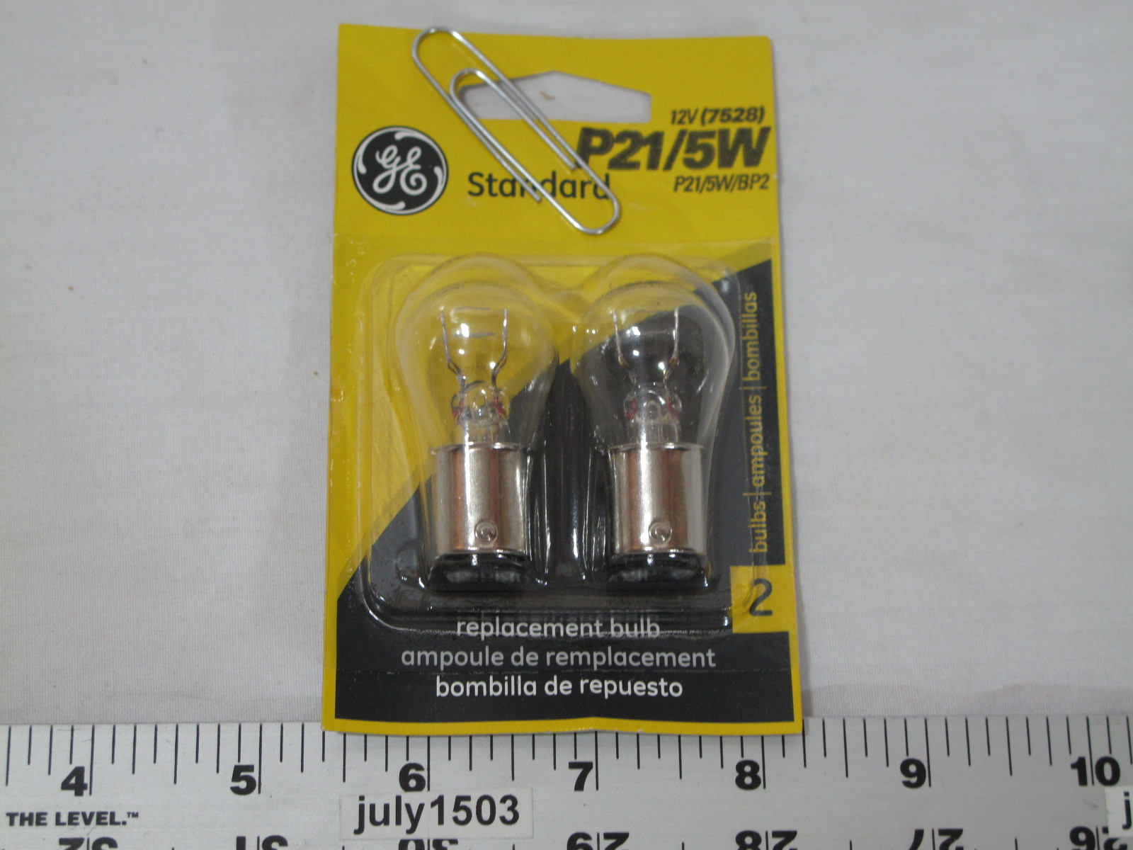 (2) New GE P21/5W Miniature Lamp Bulb 25w 6w Dual Contact 12 volt S8 | eBay