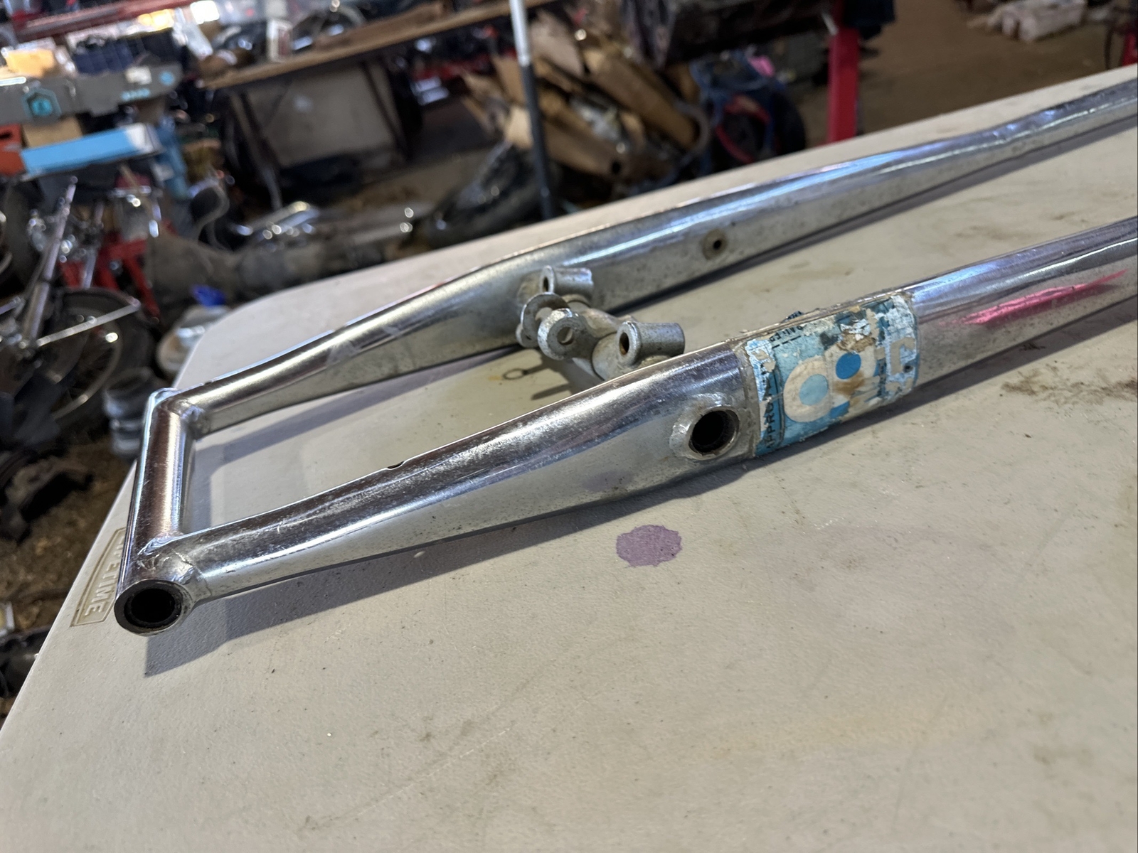 Indian Girder Extended Chrome Front End Fork Parts Vintage 50’s Chief ...