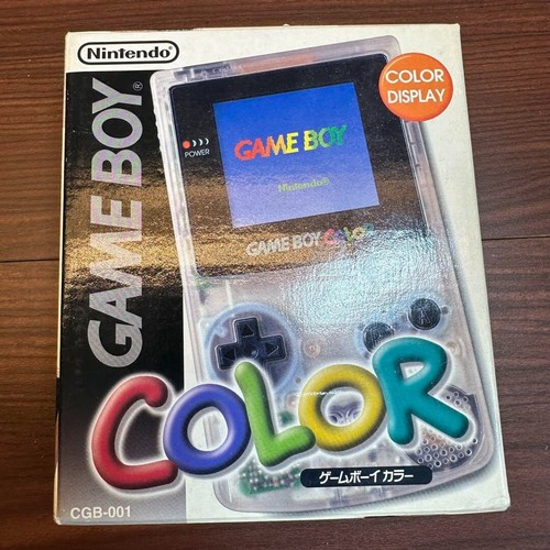 Nintendo Game Boy Color Clear Handheld System 490237050372 | eBay