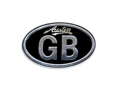 Austin GB Badge Emblem Classic Car Badge Emblem Brass Chrome | eBay