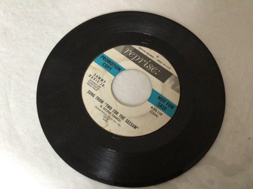 SAMMY DAVIS JR WHITE LABEL 45 SONG FROM TWO FOR THE SEE-SAW, Radio ...