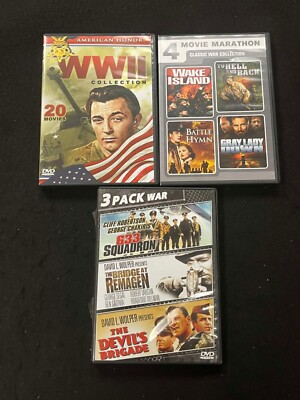 (3) MILITARY WAR MOVIE COLLECTION DVD MOVIE LOT 27 MOVIES TOTAL | eBay