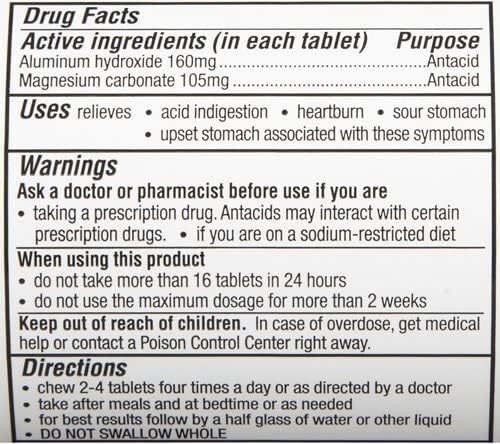 2X Gaviscon cherry extra strength fast acting heartburn relief chewable ...