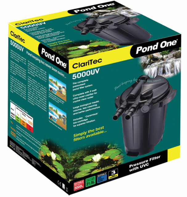 Pond One Claritec 15000UV Pressurised Canister Filter for sale online ...