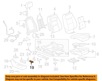 GM OEM Power Seat-Switch 25974715 | eBay