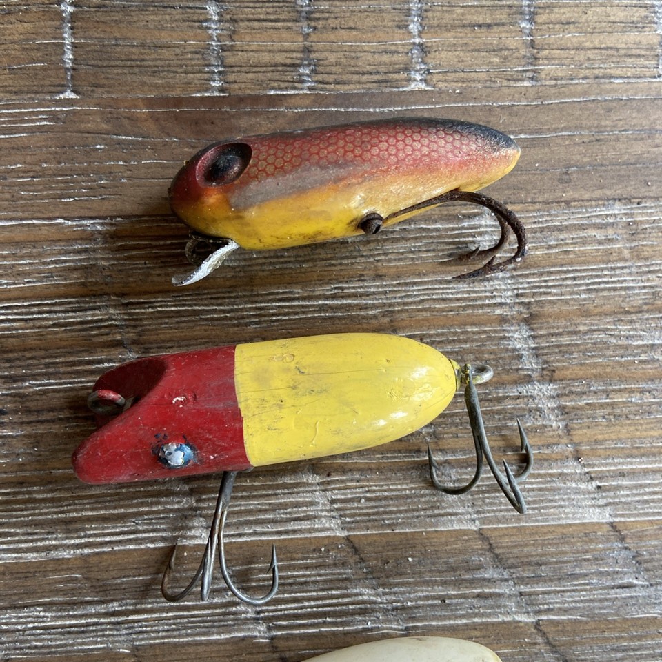 Lot of 10 Vintage / Antique Fishing Lures Jitterbug & Unbranded | eBay