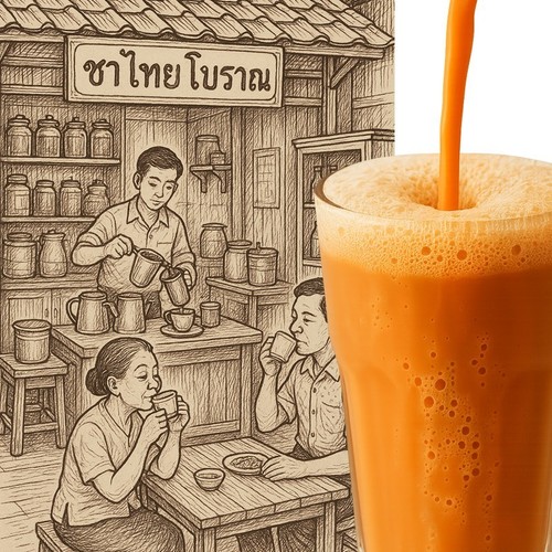 555 Thai Black Tea Powder Traditional Thai Tea 400g. Authentic Cha Yen ...