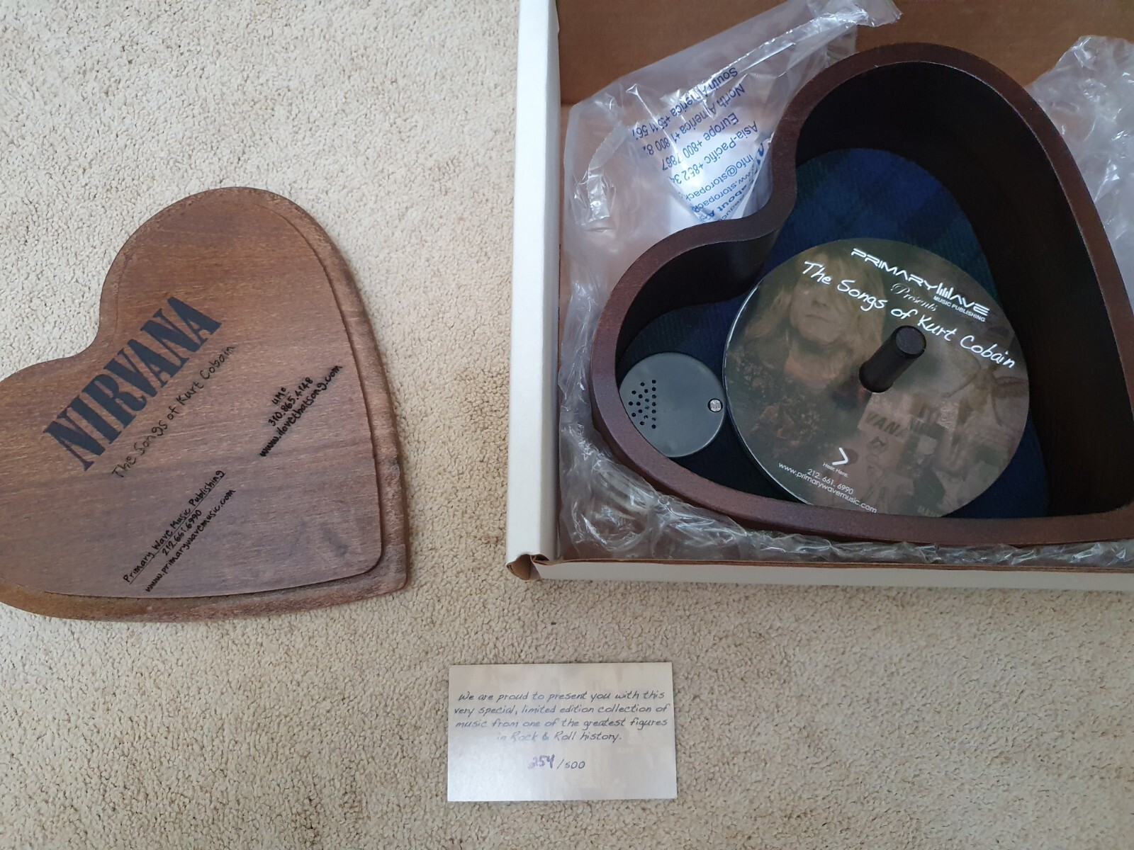 Nirvana box set The Songs of Kurt Cobain Primary Wave 2007 Dave Grohl ...