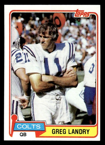 Greg Landry Baltimore Colts 1981 Topps #102 | eBay
