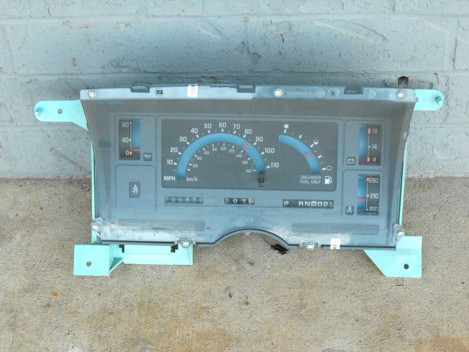 92-94 Blazer S10 Jimmy S15 Speedometer Instrument Gauge Cluster Read ...