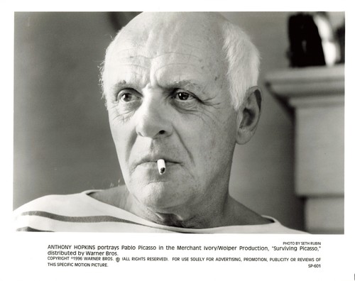 Surviving Picasso 1996 Movie Photo 8x10 Anthony Hopkins Press Portrait ...