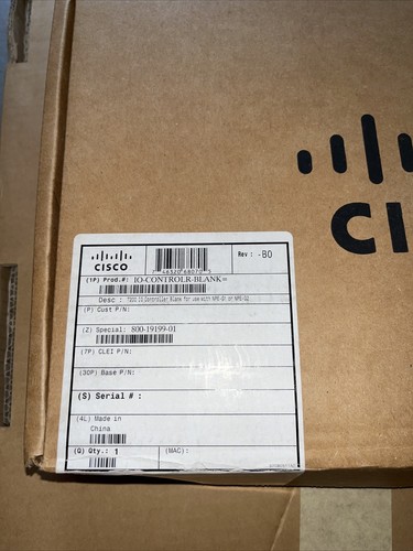 CISCO 800-03347-08 C7200-I/O-FE FAST ETHERNET IO CONTROLLER CN3I8K0AAA ...