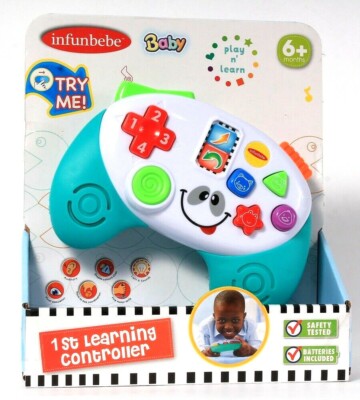 1 Count Infunbebe Baby 1st Play & Learning Controller 30 Plus Sounds 6 ...