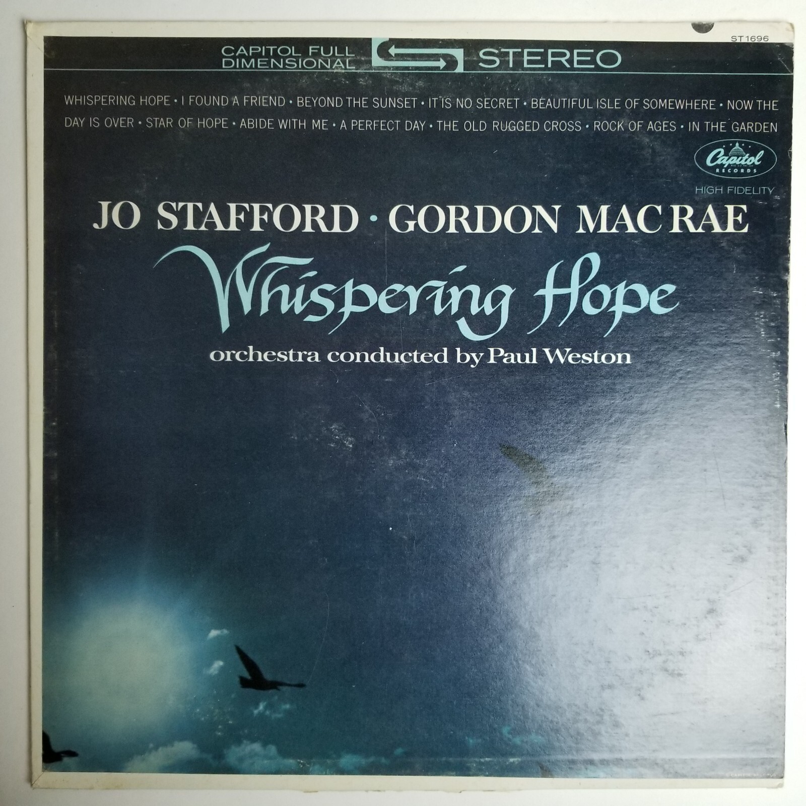 Jo Stafford And Gordon Macrae Whispering Hope LP Capitol 1696 | eBay