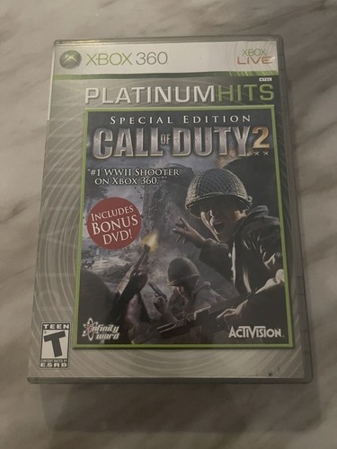 Call of Duty 2 Special Edition (Platinum Hits) (Xbox 360, 2007 ...