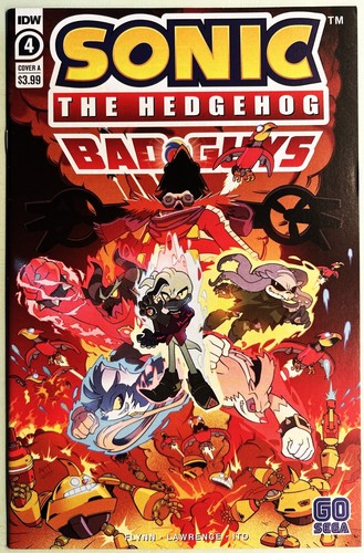 SONIC The HEDGEHOG BAD GUYS Comic Book IDW #4 Cover A December 2020 ...