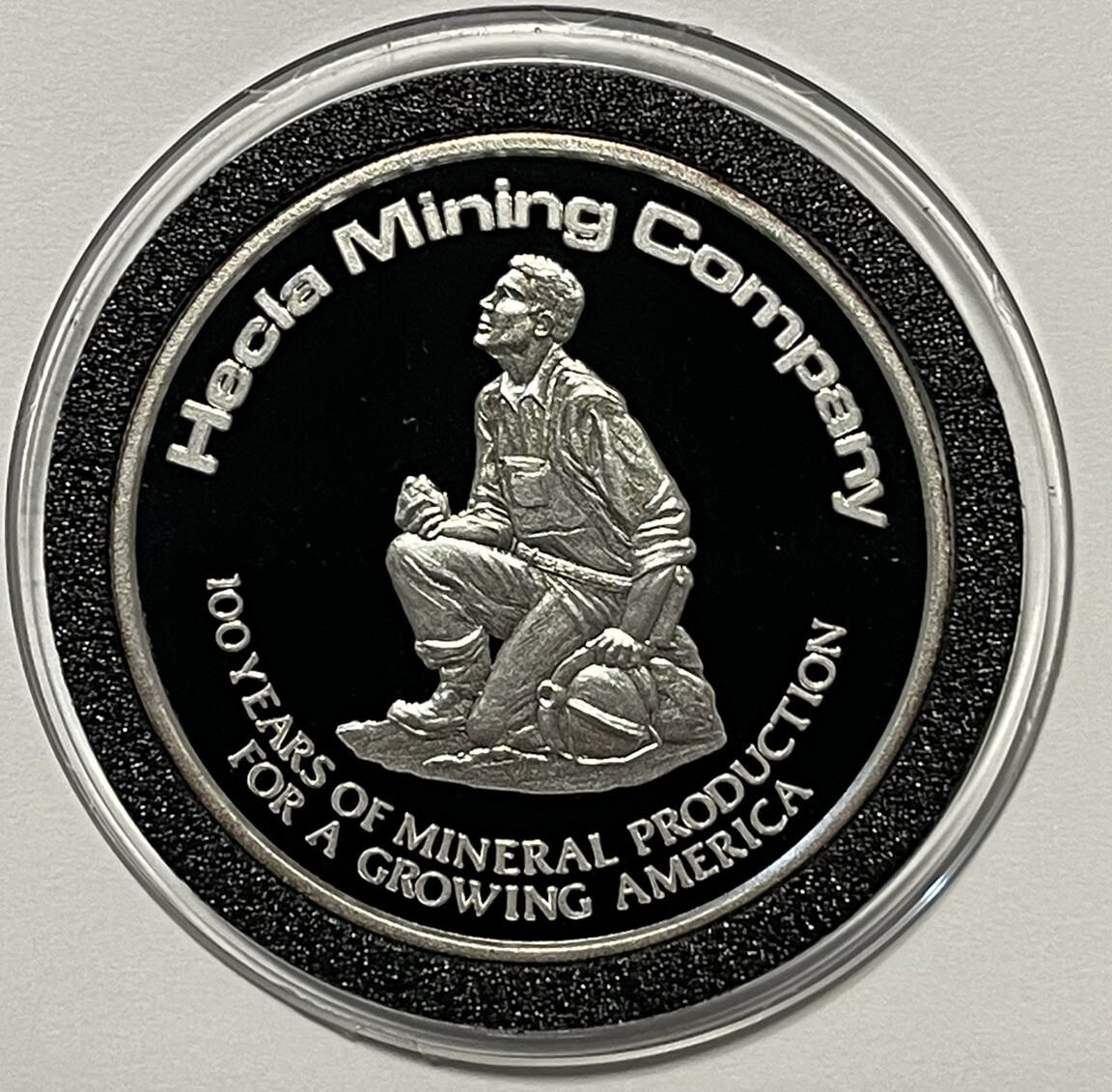 Coeur D’ Alene Idaho Hecla Proof Coin 1 Troy Oz .999 Fine Silver Round ...