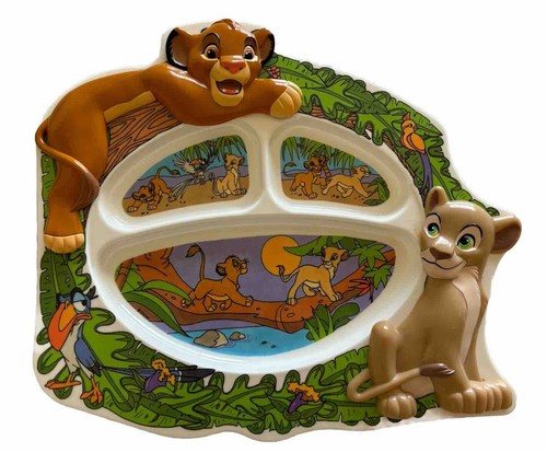 Disney Lion King 3D Kibouki Genin Trudeau Melamine Kids Divided Plate ...