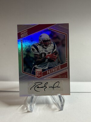2018 Panini Donruss Elite Randy Moss Auto /10 New England Patriots | eBay