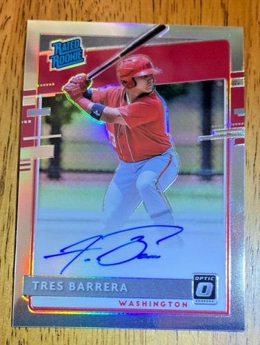 2020 Panini Donruss Optic Rated Rookie Signatures Holo Prizm TRES ...