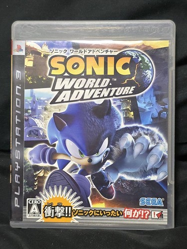 Sonic World Adventure PS3 PlayStation3 Sega Action Game with Boc From ...