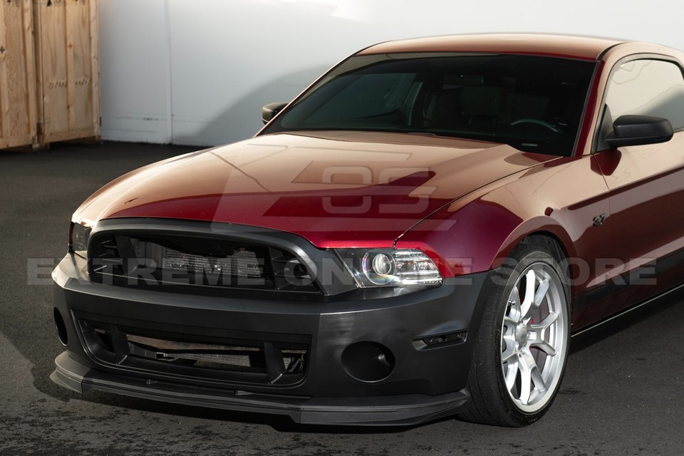 For 10-14 Mustang S197 | GT500 Style Conversion Front Bumper Cover w ...