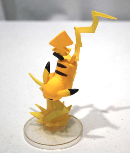 Pokemon Pikachu Thunderbolt Battle Action Attack Pose Gallery Figure ...