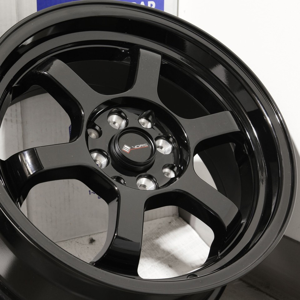 16x7 Black Wheels Vors TR7 4x100/4x114.3 35 (Set of 4) 73.1 | eBay