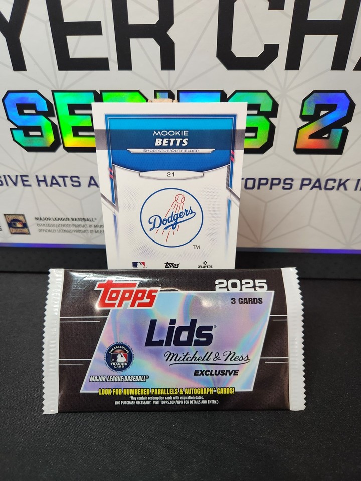 2025 Topps x Lids x Mitchell & Ness Player Chase Series 2 Mookie Betts ...
