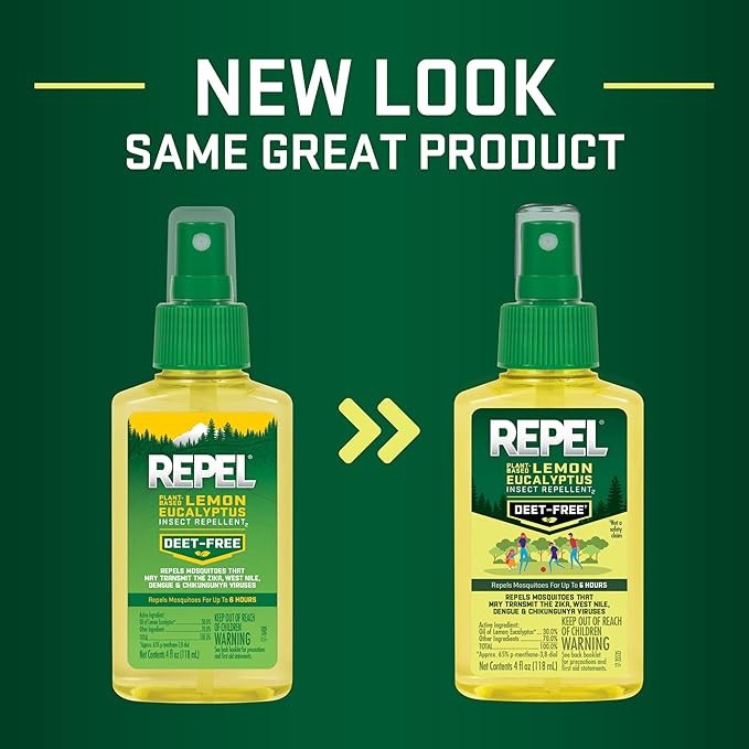 Repel Plant-Based Lemon Eucalyptus Insect Repellent, Mosquito Repellent ...