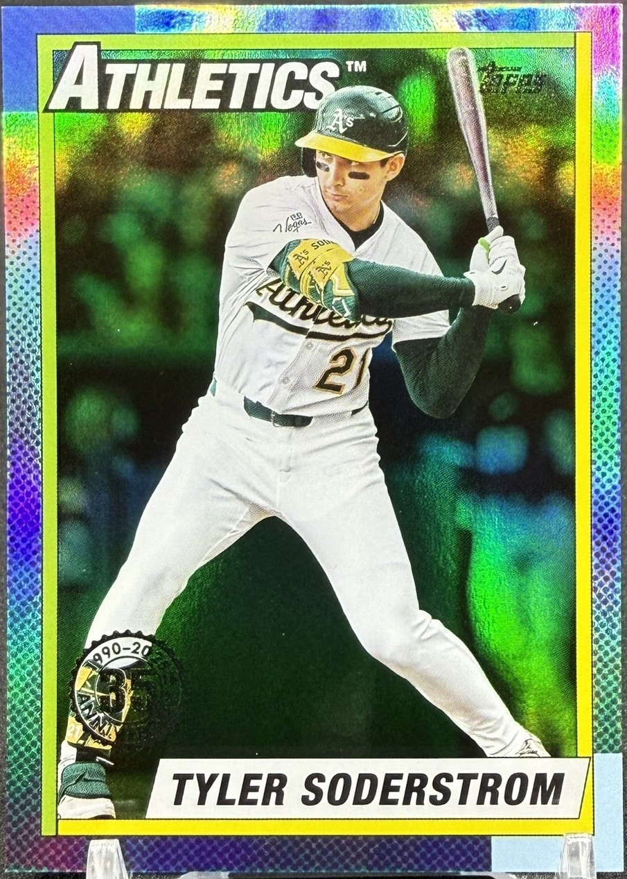 2025 Topps Update Series - 1990 Topps Baseball Tyler Soderstrom #U90-2 ...