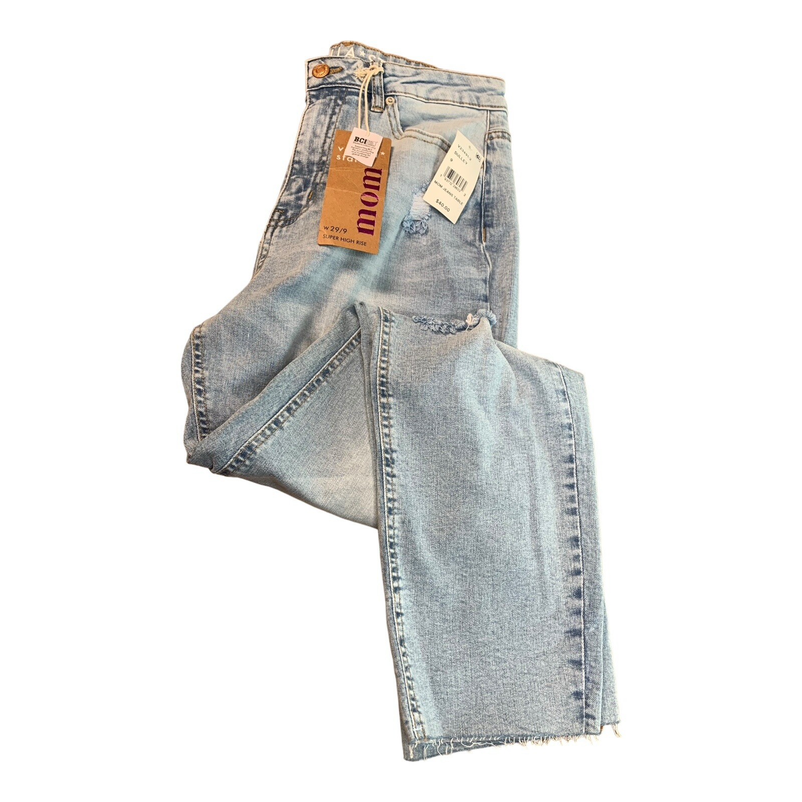 Vanilla Star NWT Junior W29/9 Mom Super High Rise Tapered Leg Jeans $40 ...