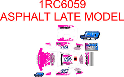 1RC ASPHALT LATE MODEL 1RC6059 WRAP DAVID JUST 2019 | eBay