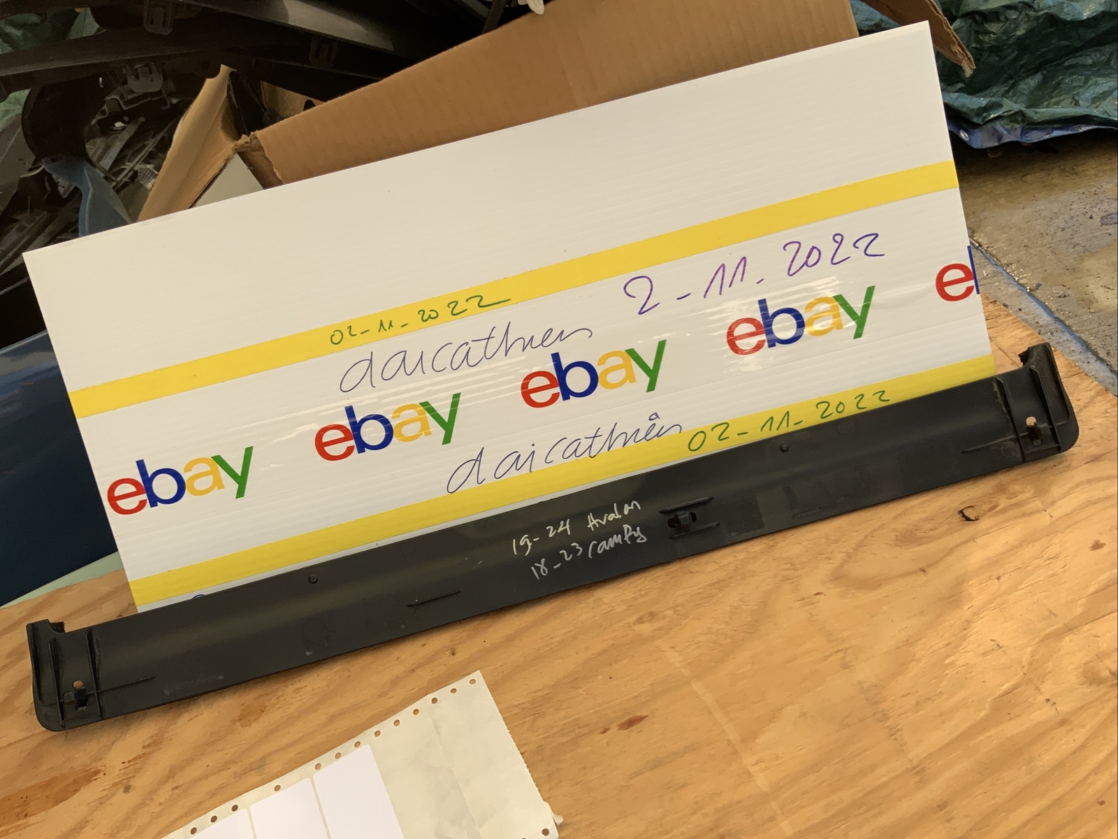 2018-2023 Toyota, Camry Avalon Radiator Support Air Deflector Upper ...