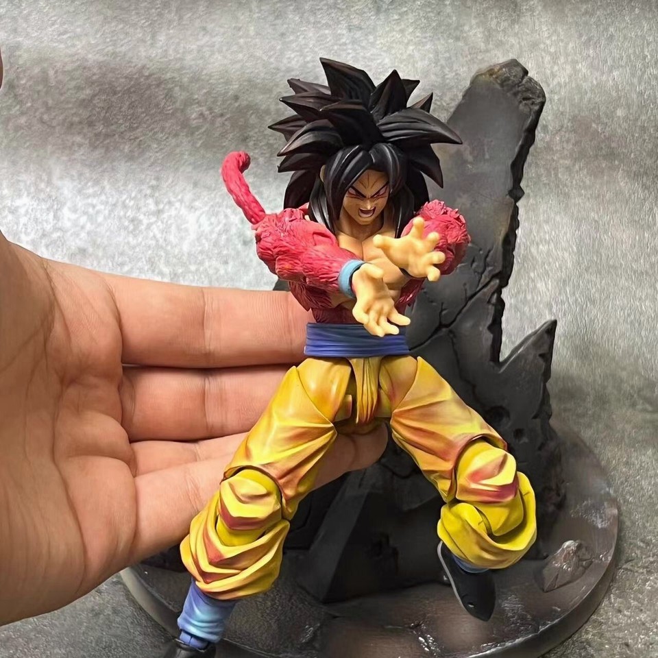 CUSTOM Dragon Ball Z S.H.Figuarts Super Saiyan 4 Goku | eBay