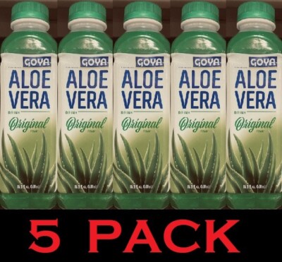 5x GOYA Aloe Vera ORIGINAL Flavored Drink 16.9 oz bottle - 5 PACK | eBay