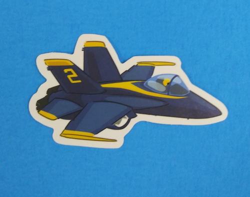 Cool Fighter Jets & Planes Sticker 1.5" x 2.5" (AAJ) | eBay