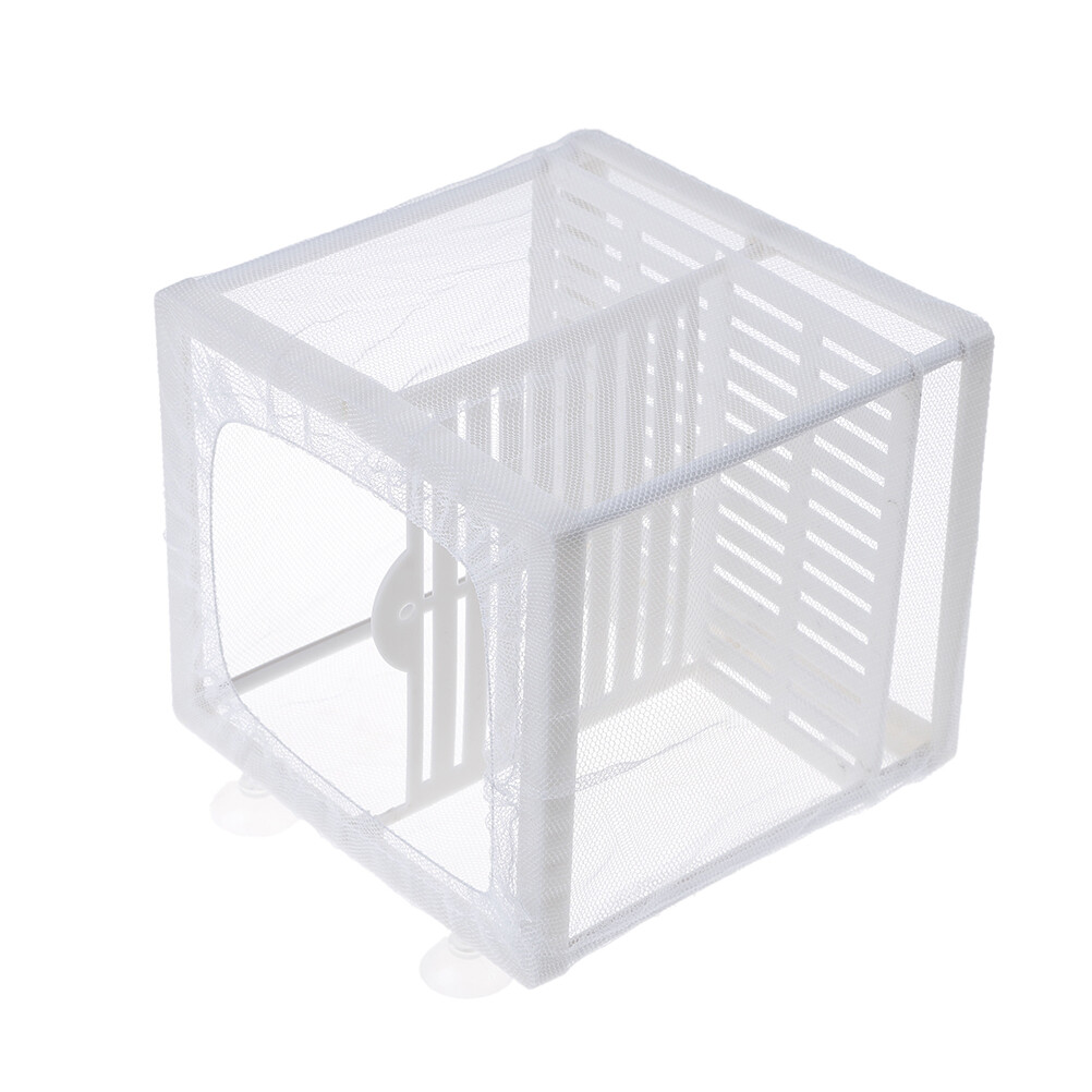 Aquarium Fish Tank Guppy Breeding Breeder Baby/Fry Net Trap Box Hatch ...